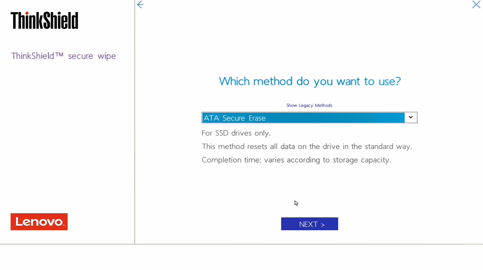ThinkShield Secure Wipeを使用する | Lenovo Tech ブログ